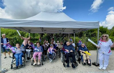 Passage de la flamme Olympique - Maison de retraite Les Jardins de ...